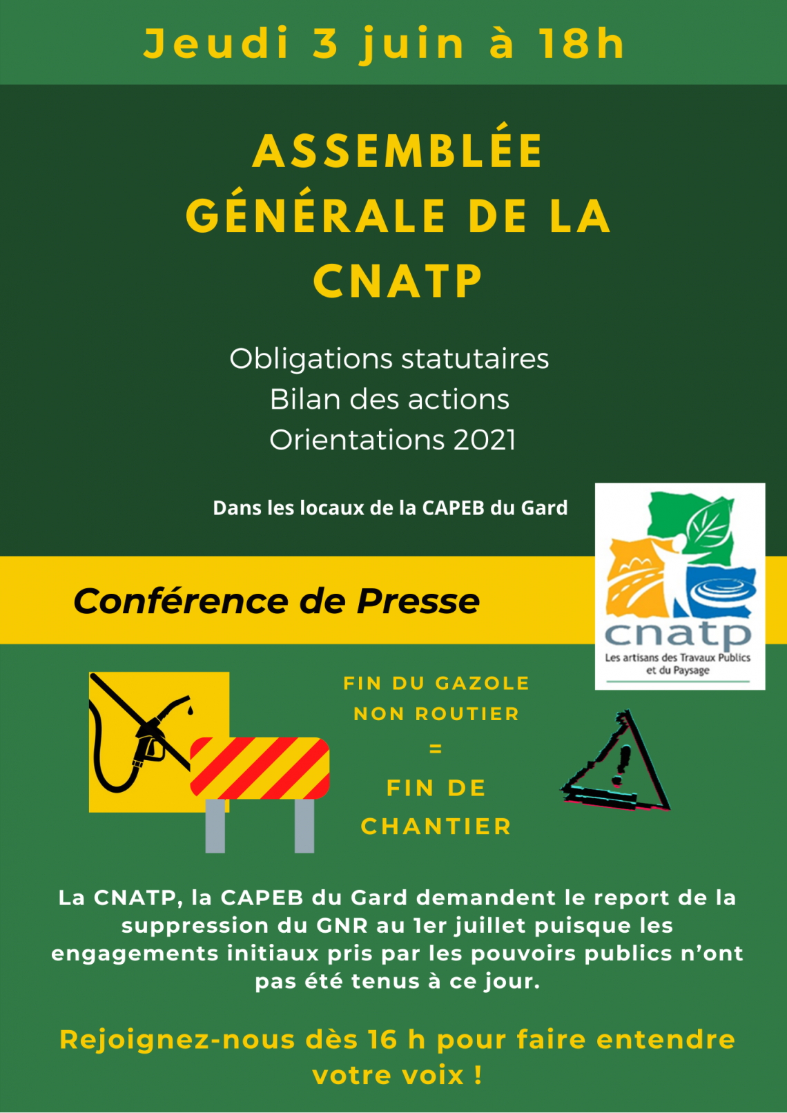Assemblée Générale CNATP ・ CAPEB